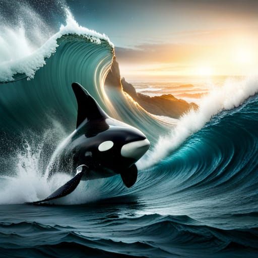 Orca - AI Generated Artwork - NightCafe Creator