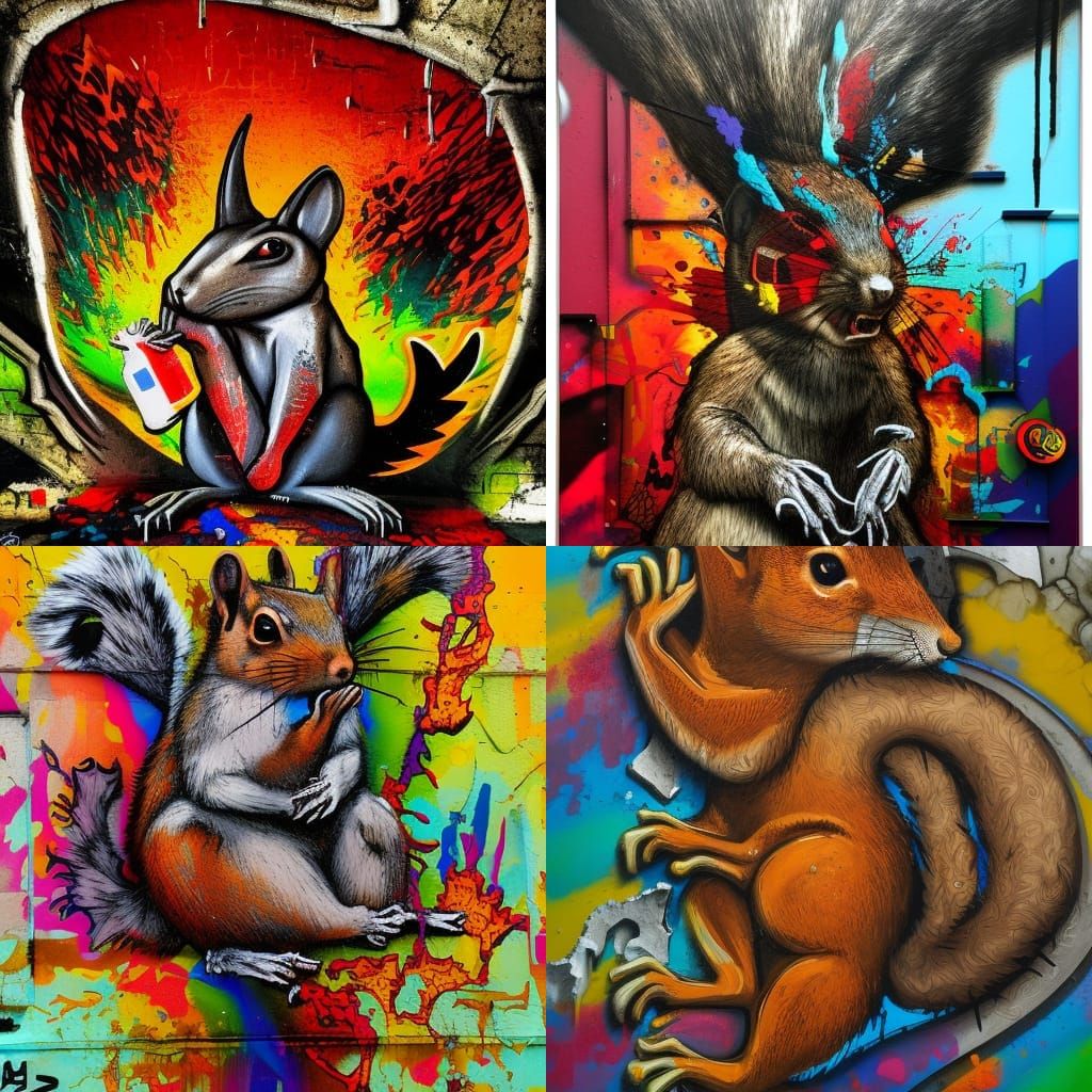 Lord of the Squirrels - AI Generated Artwork - NightCafe Creator