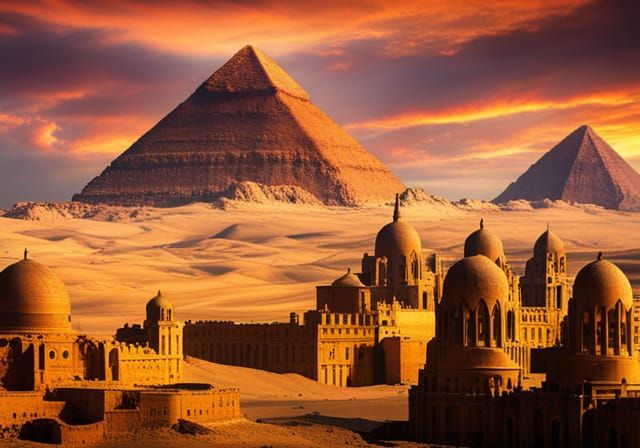 Egypt light - AI Generated Artwork - NightCafe Creator