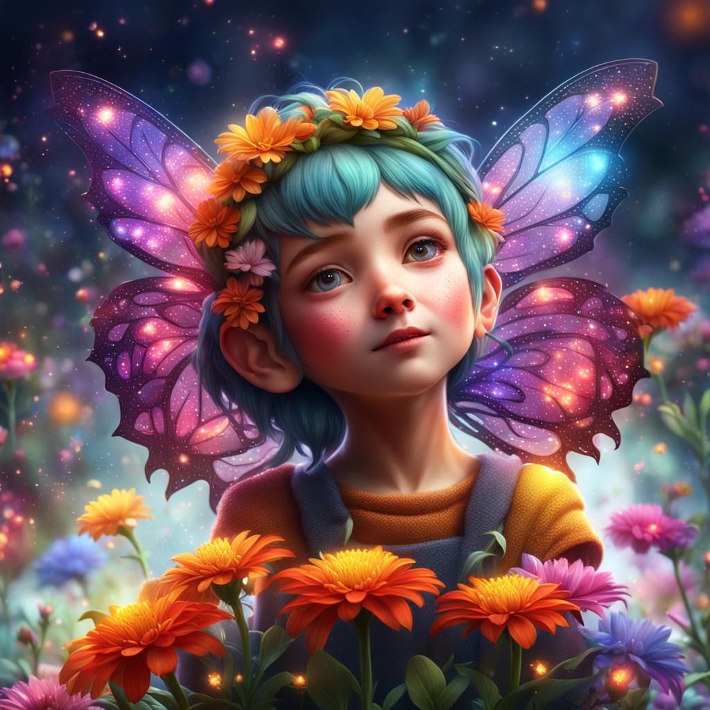 Garden Pixie - AI Generated Artwork - NightCafe Creator