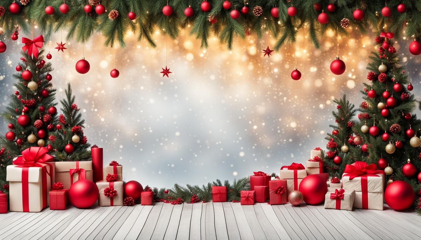december, decorations, outdoor, photography backdrop, high definition ...