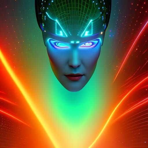 a lady data scientist - AI Generated Artwork - NightCafe Creator