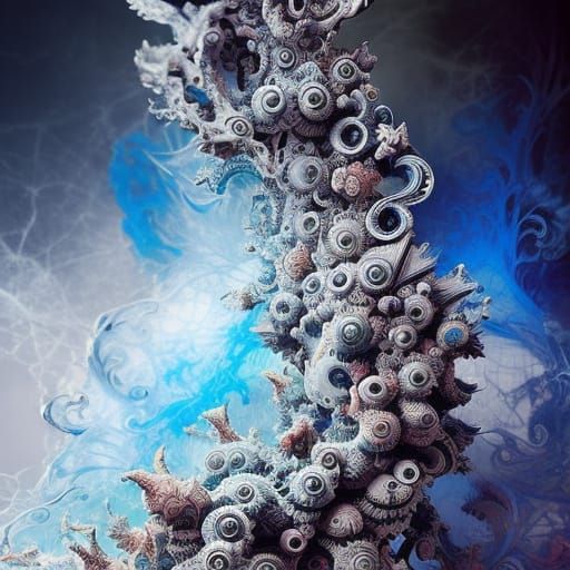 Fractals column - AI Generated Artwork - NightCafe Creator