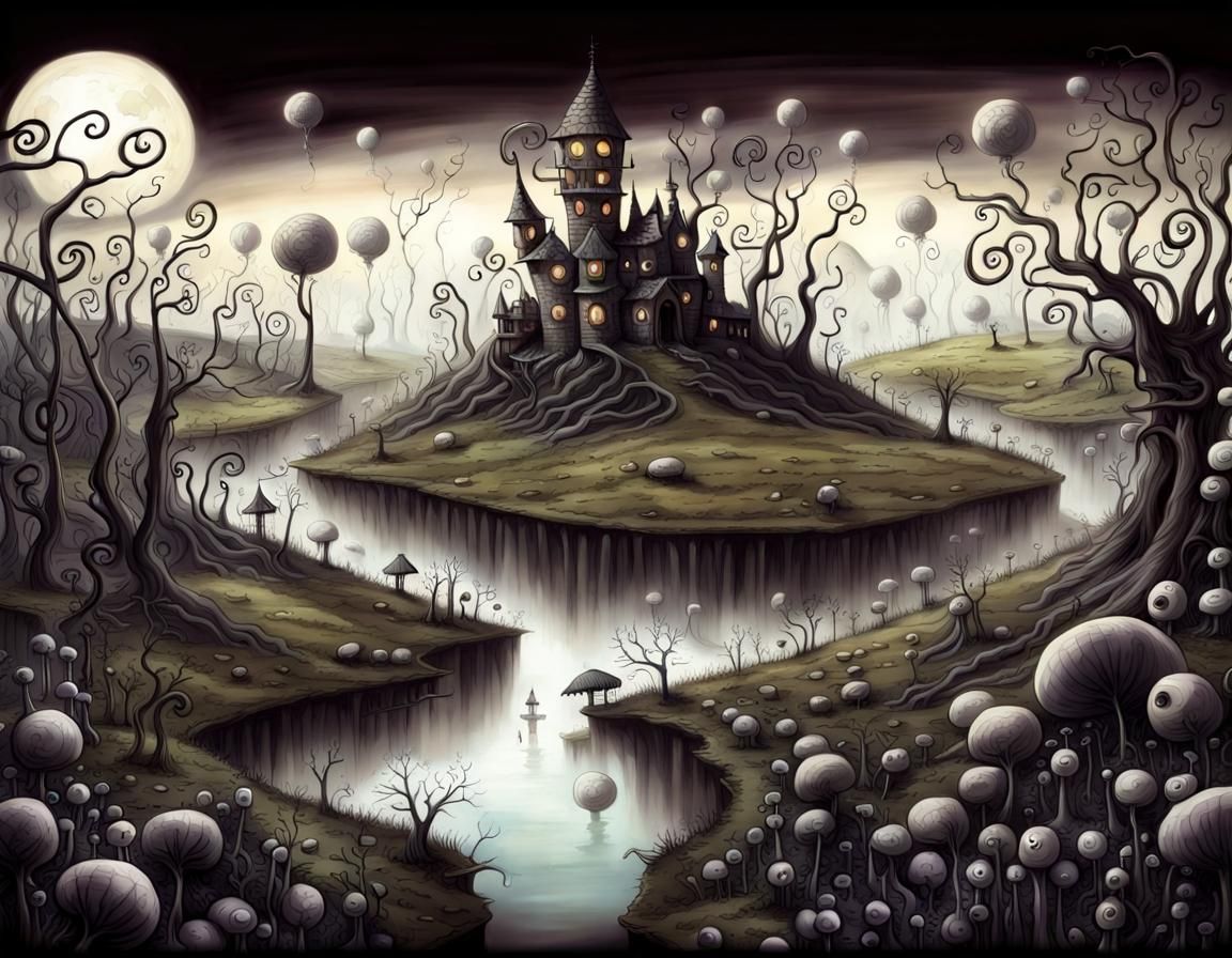 my planet; the dark side; balloon contest - AI Generated Artwork ...