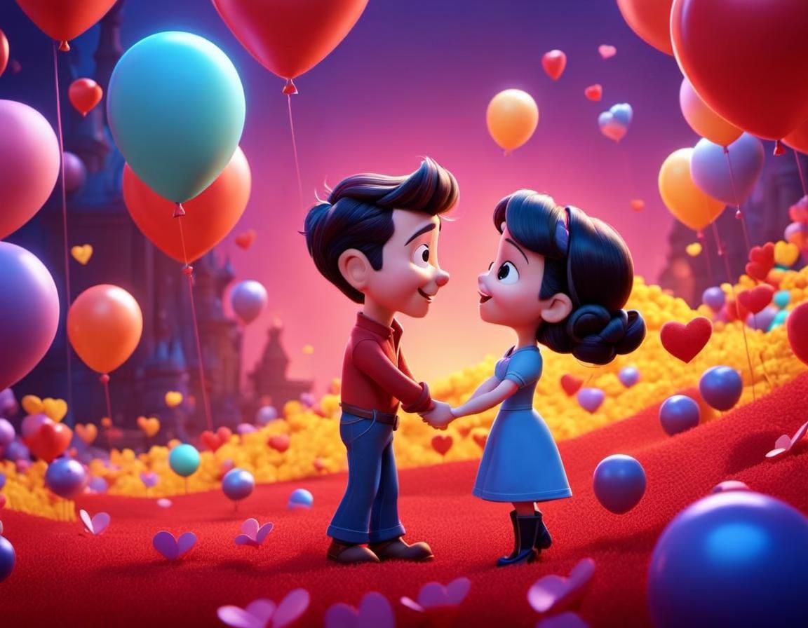 Falling in Love - AI Generated Artwork - NightCafe Creator