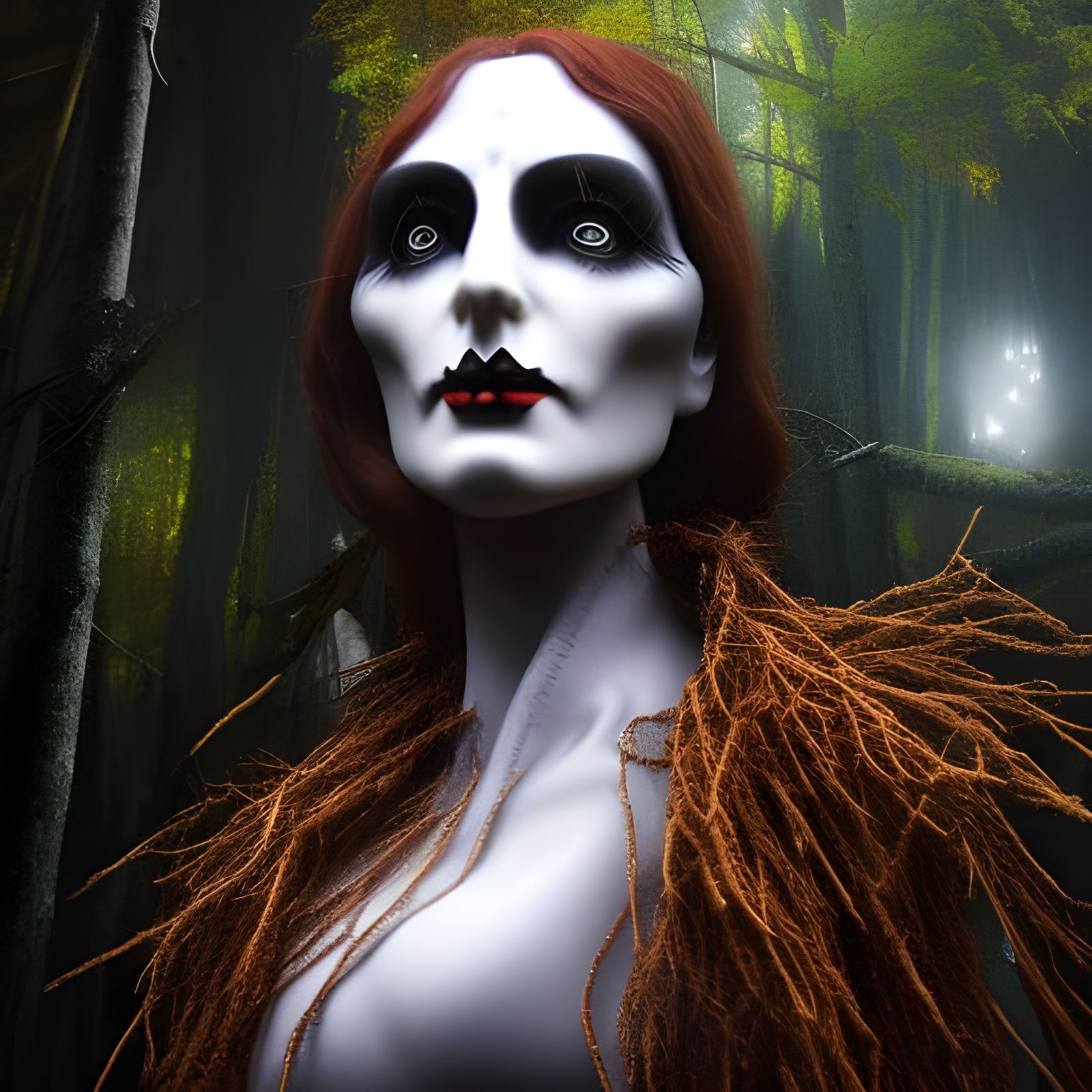 Samhain figure - AI Generated Artwork - NightCafe Creator