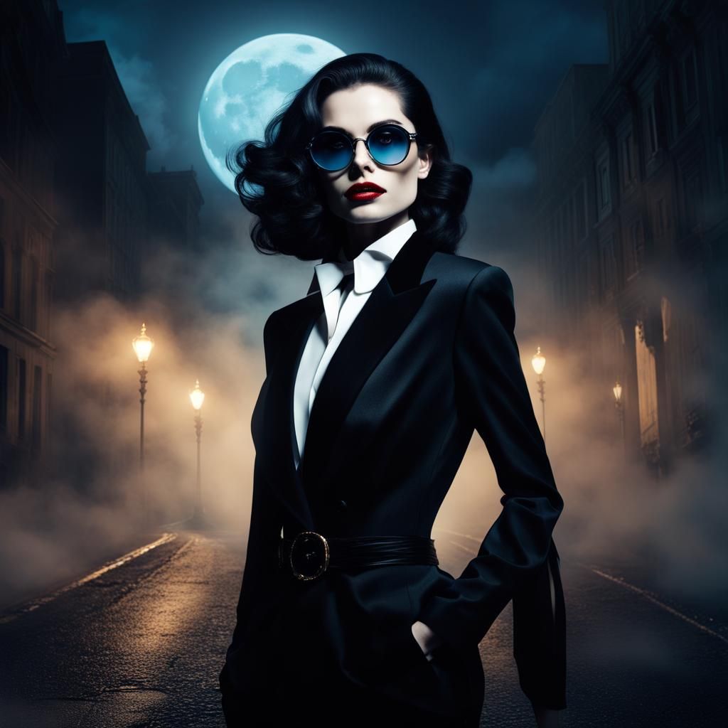 ethereal composition. Beautiful, delicate and sinister modern vampire ...