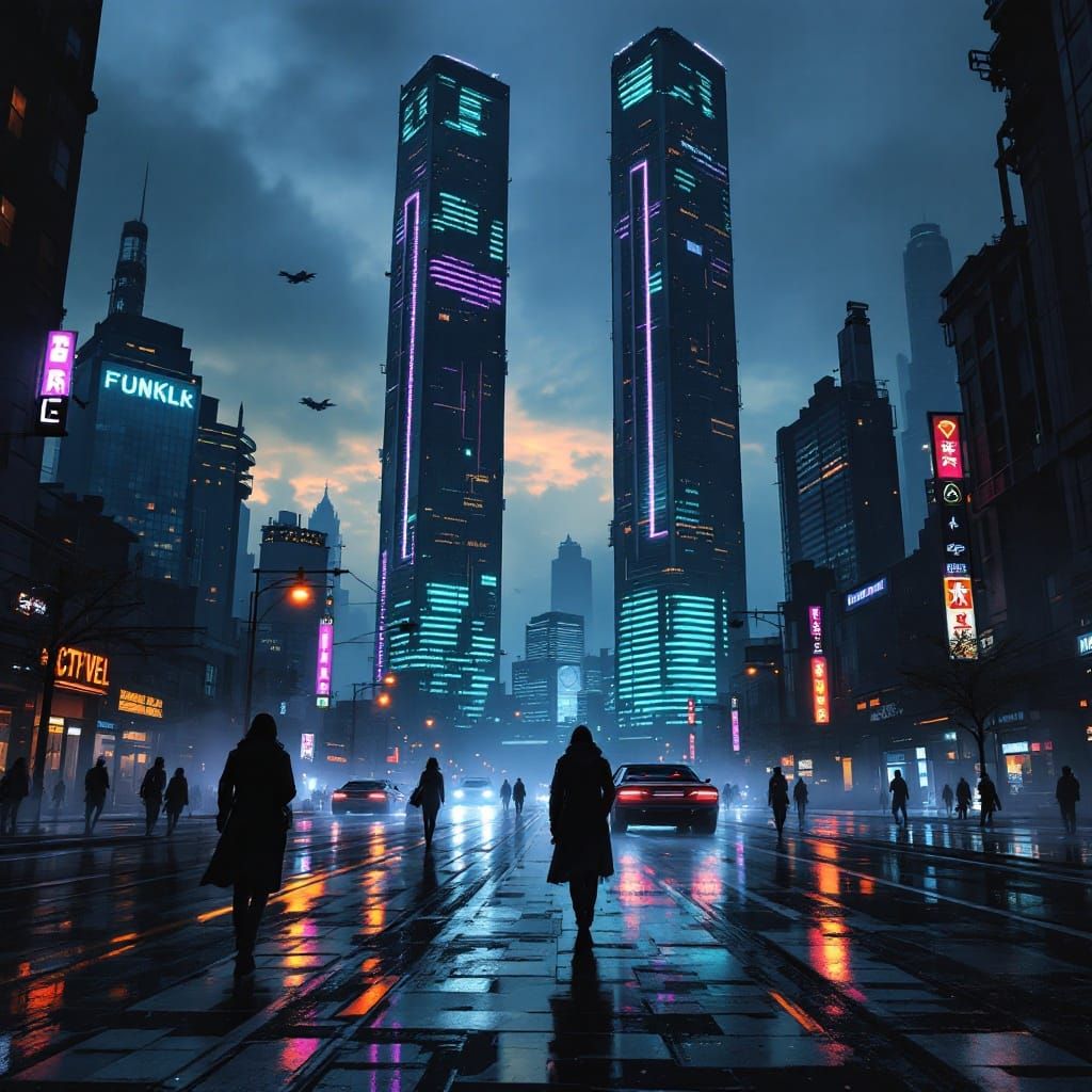 Neon Twin Towers - Neon Twin Towers