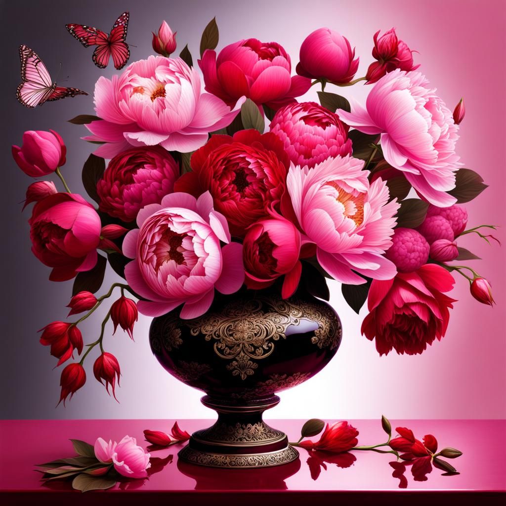 Bouquet of flowers - AI Generated Artwork - NightCafe Creator