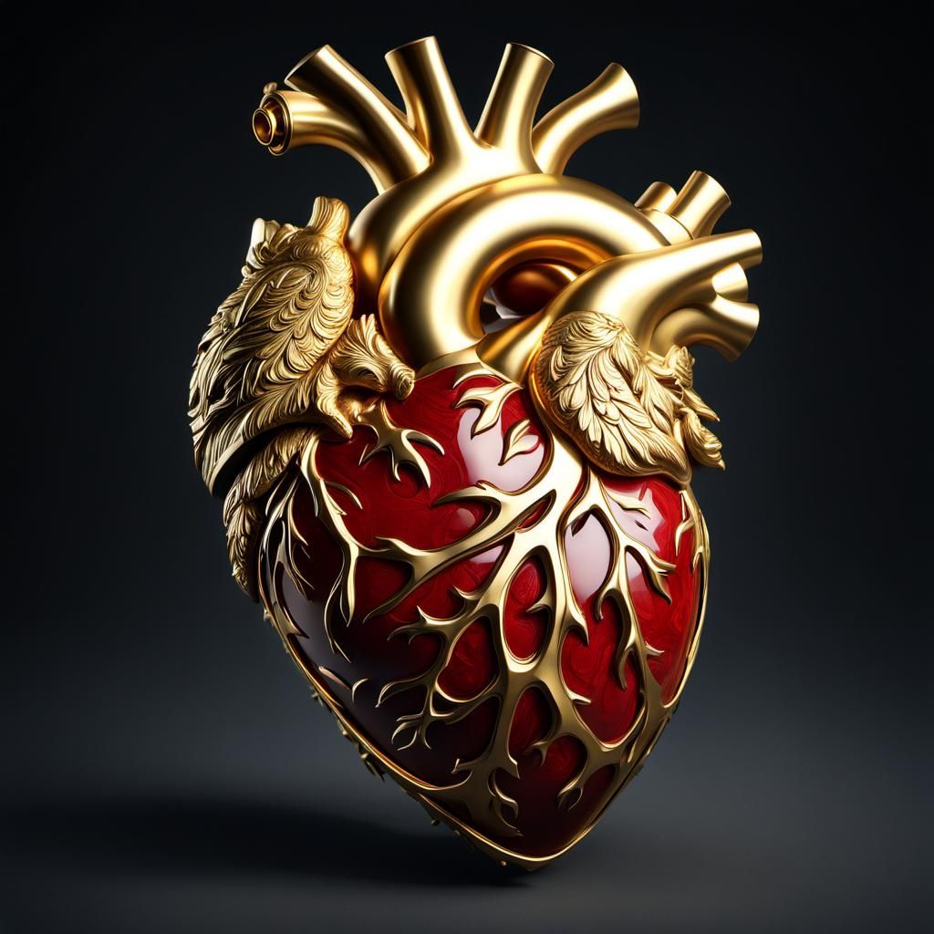 Heart of metal - AI Generated Artwork - NightCafe Creator