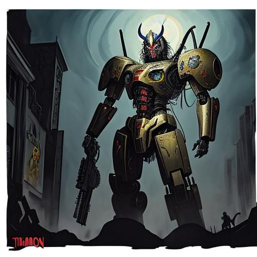 Better Watch Out! 'Cause I'm A WAR MACHINE #28 - AI Generated Artwork ...