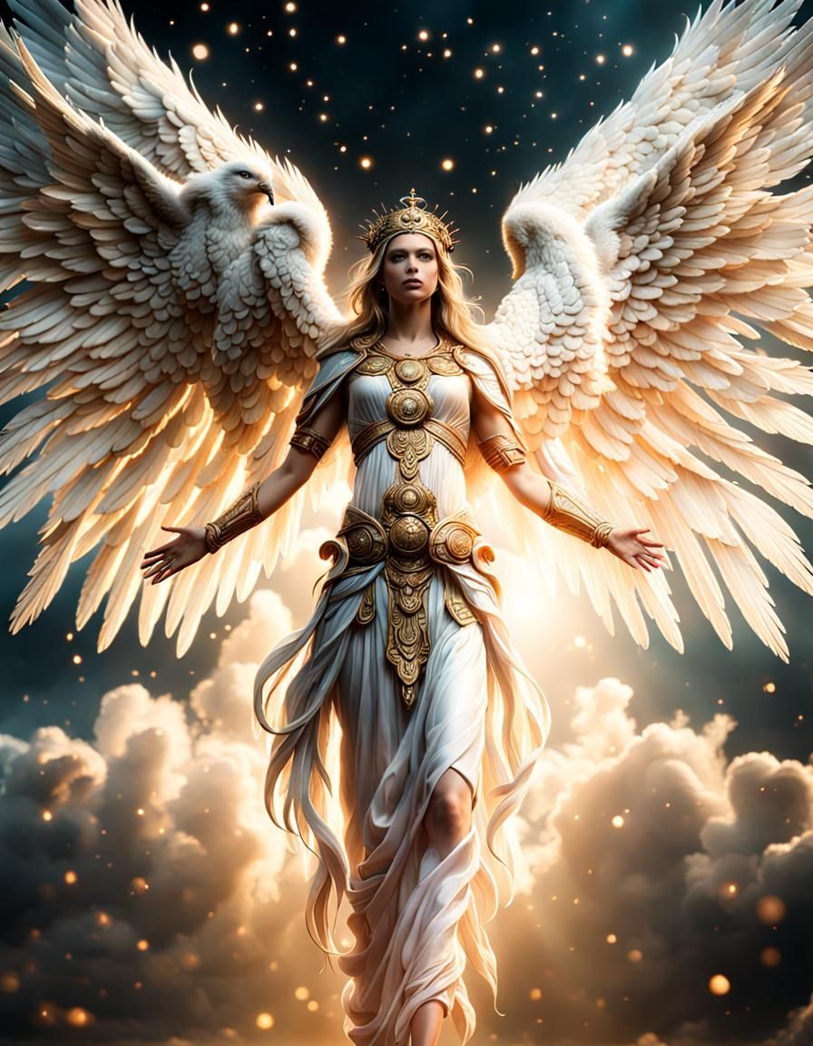 The Angelic in all its glory, Extremely Intricate detail, 8K resolution ...