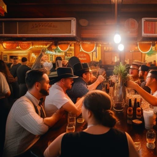 The 75th Annual PNW Beer Fest II: Inside the Beer Garden - AI Generated ...