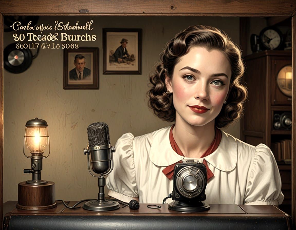 1950´s Radio Host - 1950´s Radio Host