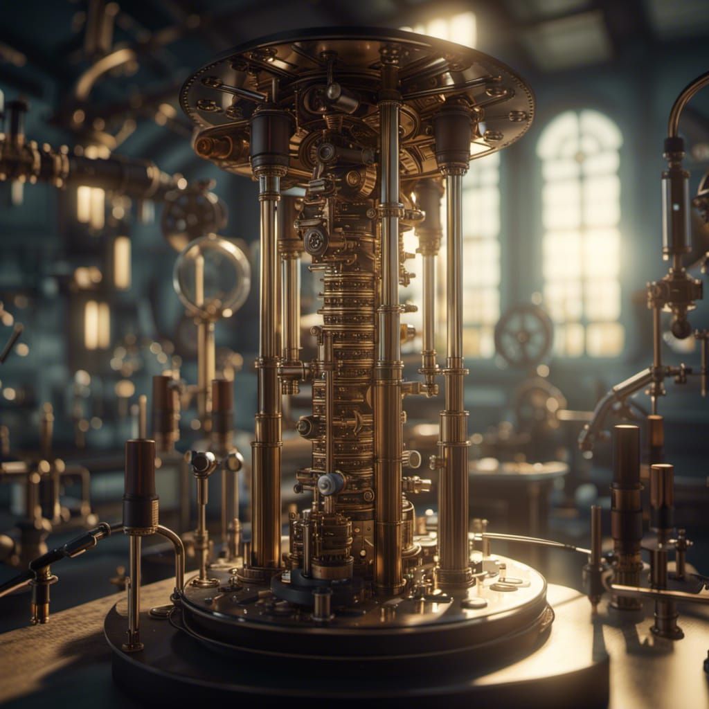 Time Machine Prototype - 024E - AI Generated Artwork - NightCafe Creator