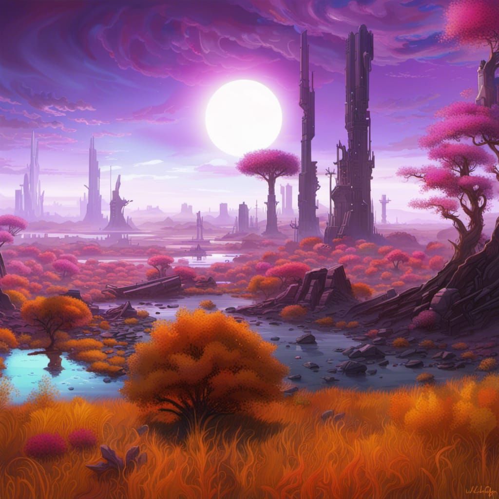 desolate wasteland - AI Generated Artwork - NightCafe Creator