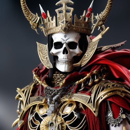 Skeleton Emperor - AI Generated Artwork - NightCafe Creator