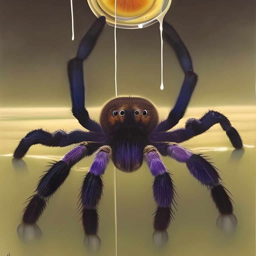 Tarantula expert cook - AI Generated Artwork - NightCafe Creator