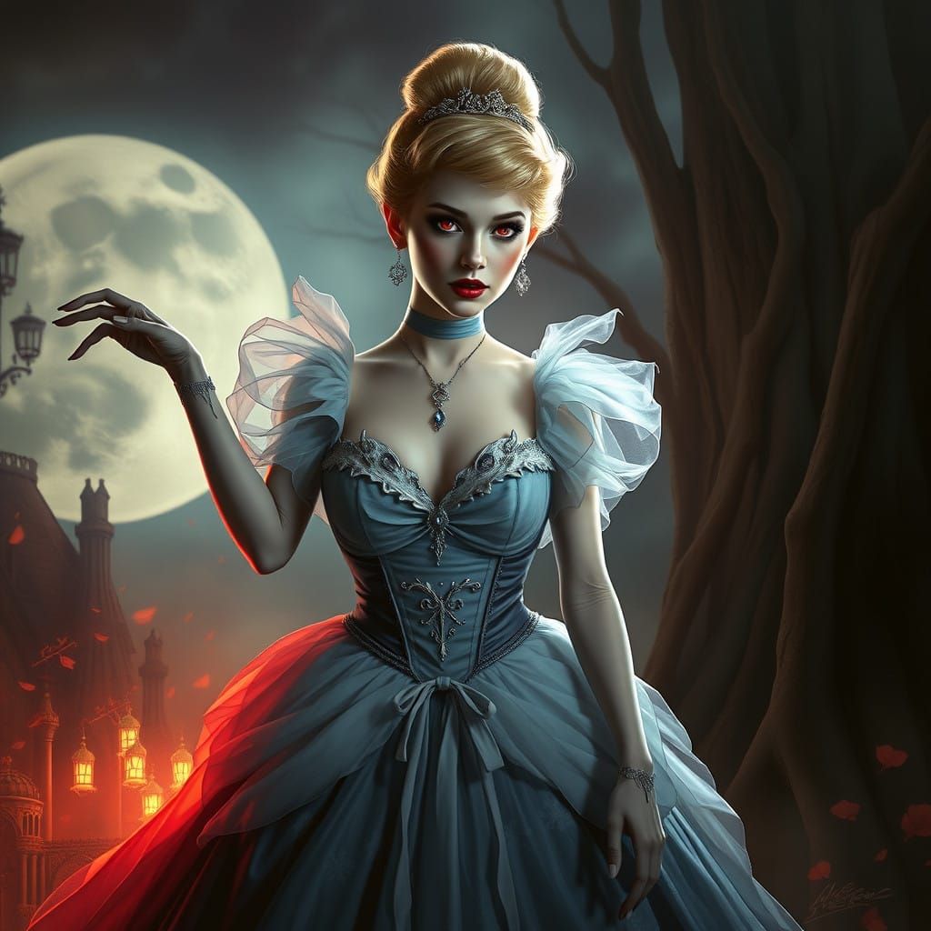 Cinderella V - Mysterious Vampire Cinderella in Whimsical Wo...