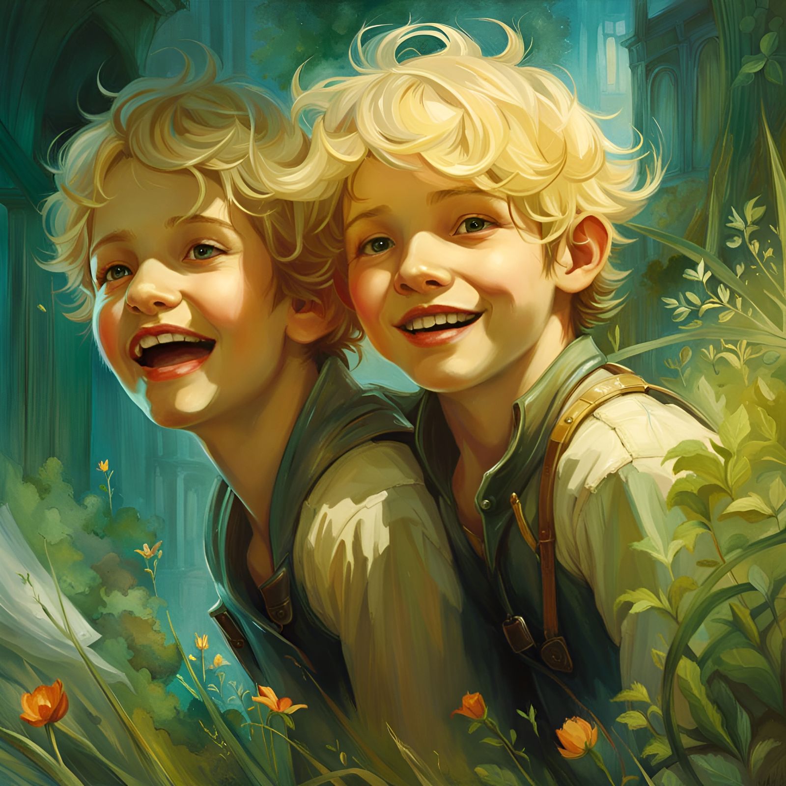 Alex and Andy - AI Generated Artwork - NightCafe Creator