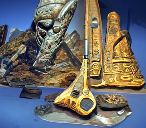 ancient alien tools and equipment - AI Generated Artwork - NightCafe ...