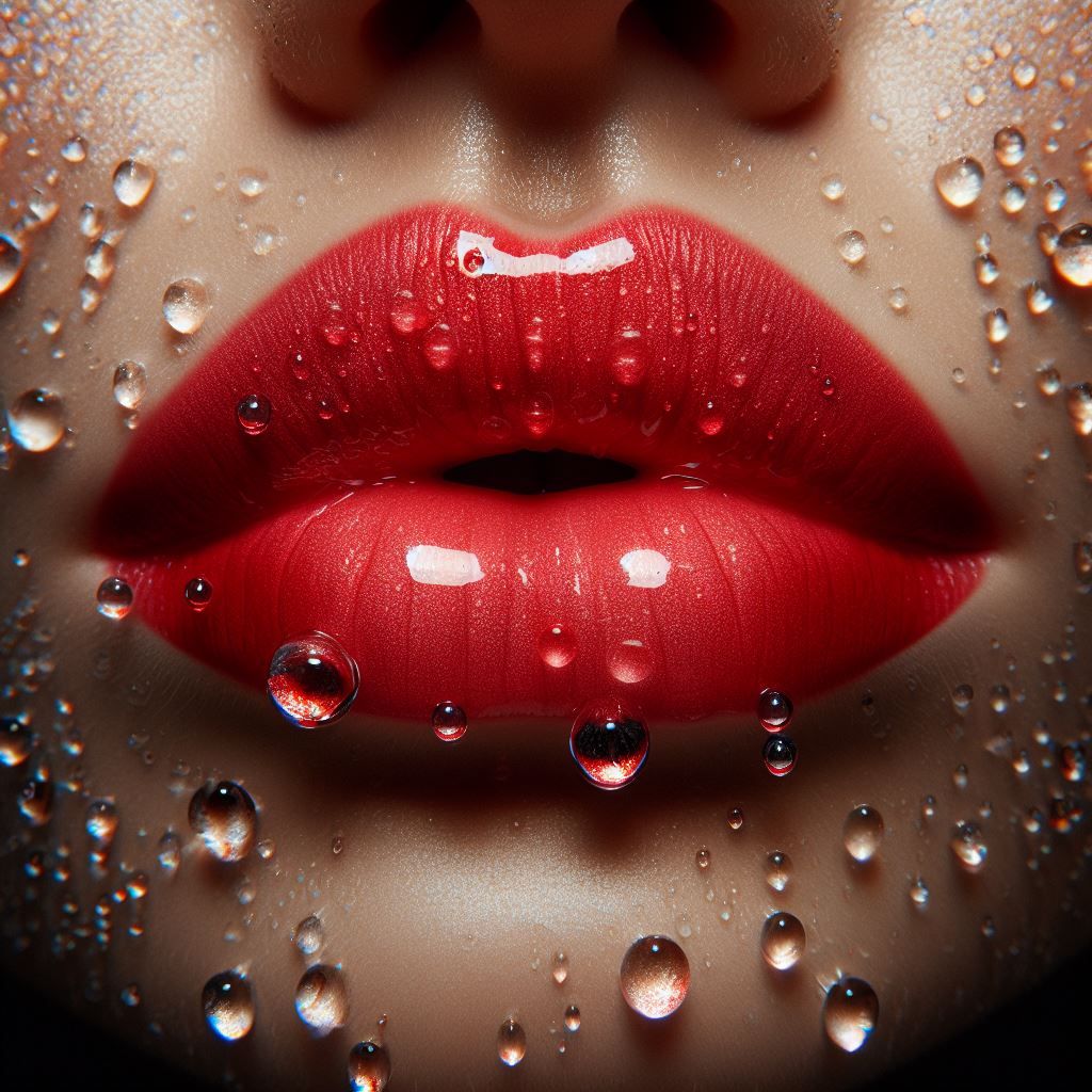 For Lips Appreciation Day - March 16 - AI Generated Artwork - NightCafe Creator