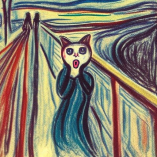 The scream - AI Generated Artwork - NightCafe Creator