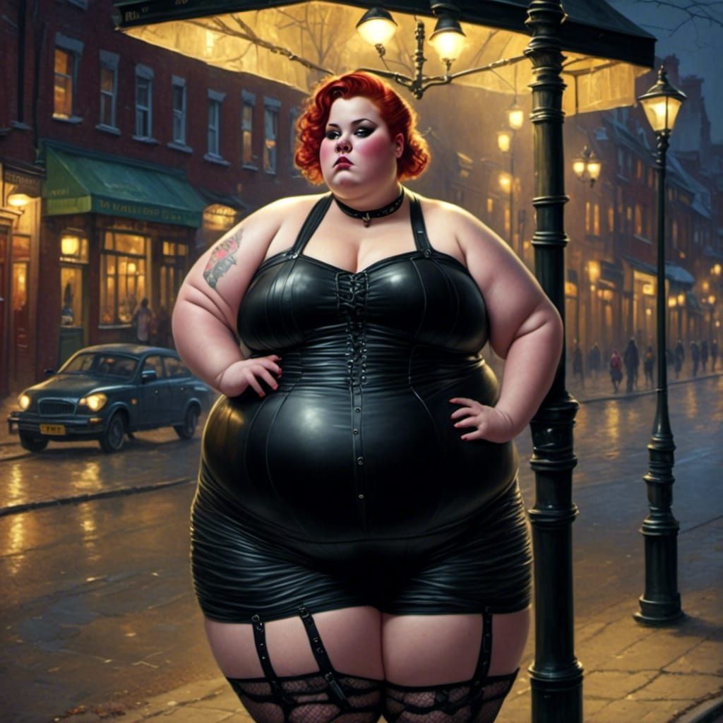 bbw curvy gothic - AI Generated Artwork - NightCafe Creator