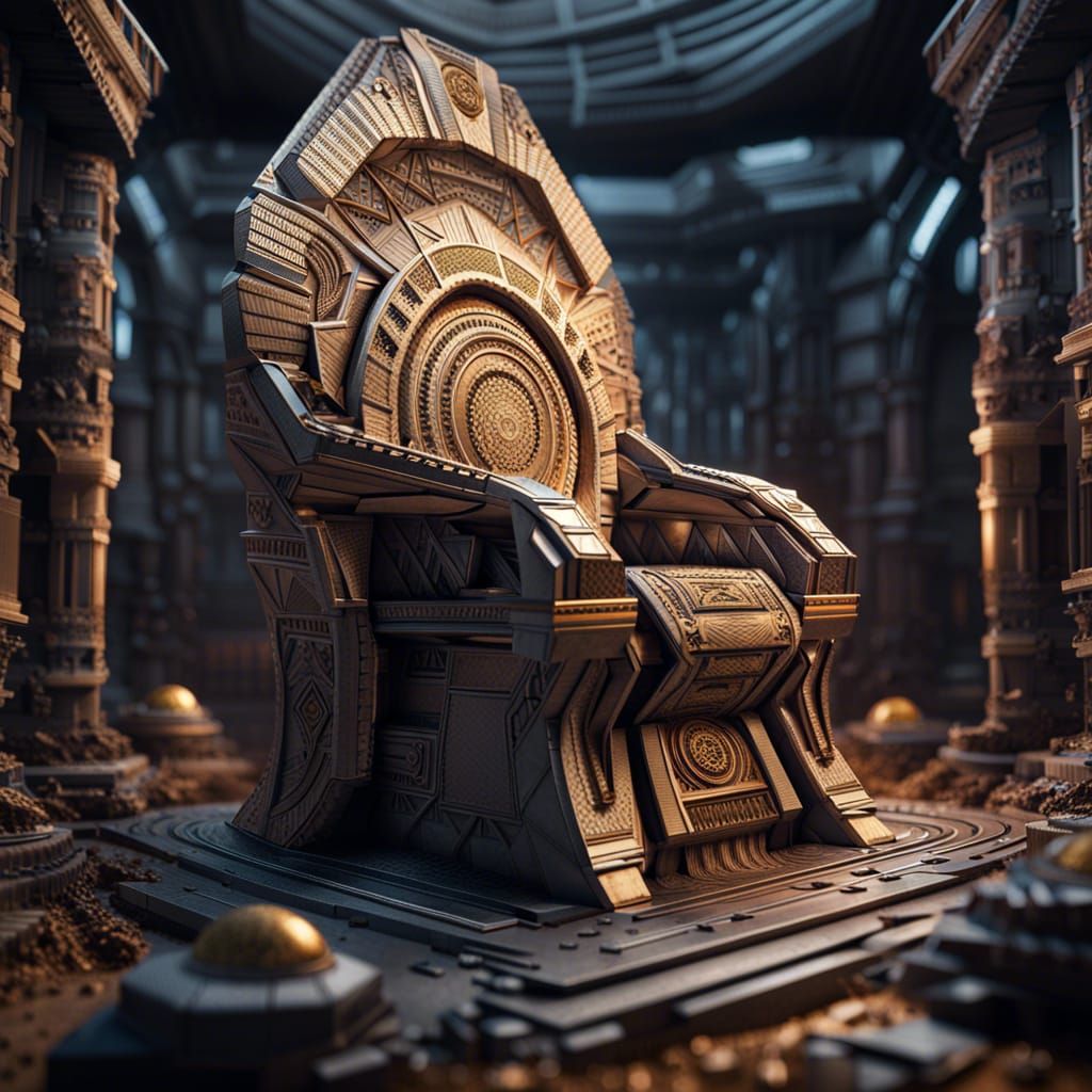 Intergalactic Roman Empire Throne - AI Generated Artwork - NightCafe ...