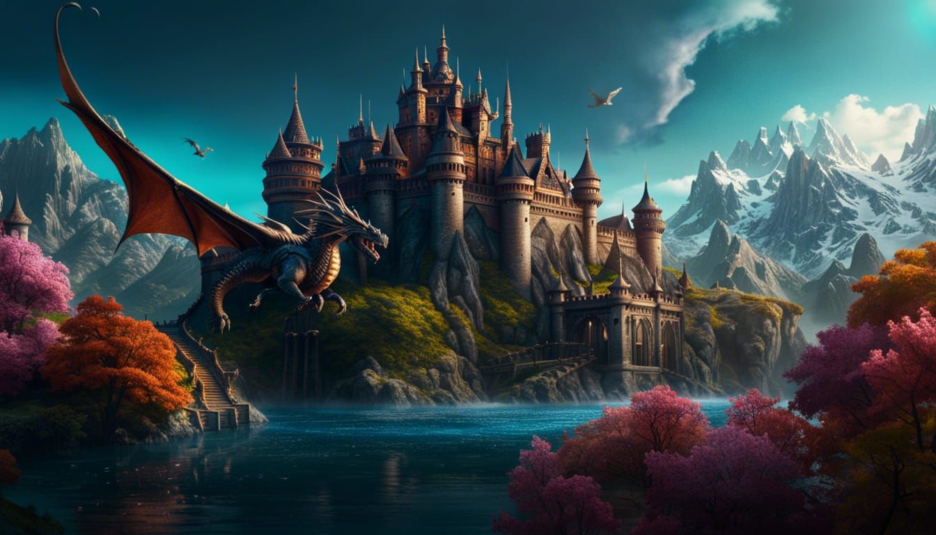 Castle - AI Generated Artwork - NightCafe Creator