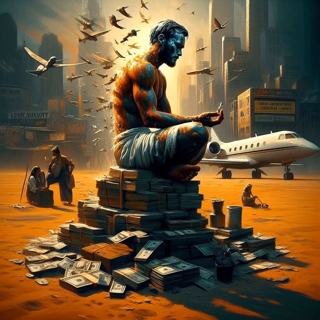 The Lyric Project : Money - Verse I & I I - AI Generated Artwork ...