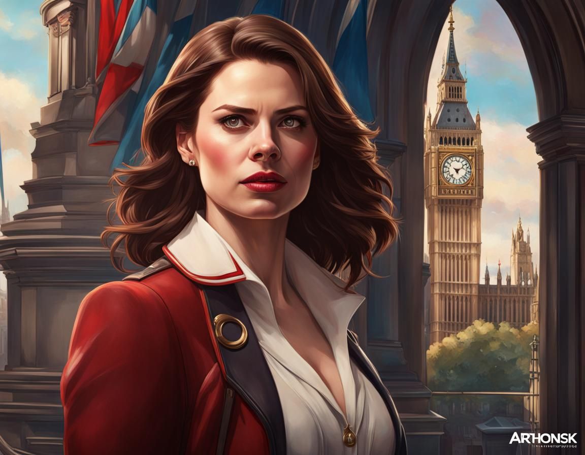 Stunning actress Hayley Atwell - AI Generated Artwork - NightCafe Creator