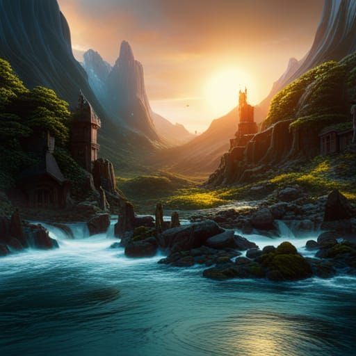 world without humans nature - AI Generated Artwork - NightCafe Creator