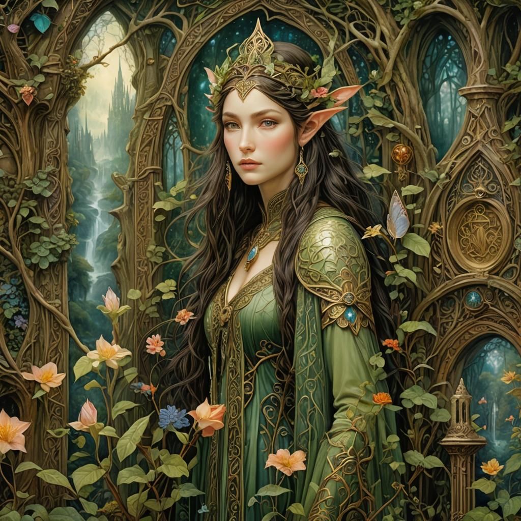 Sylvan Elf - AI Generated Artwork - NightCafe Creator