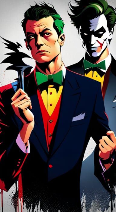 Batman see Mirror shadow is Joker and ground shadow as Robin ...