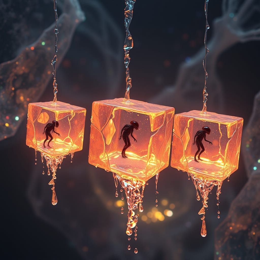 Trapped Within - Aliens Trapped in a Labyrinth of Melting Cr...