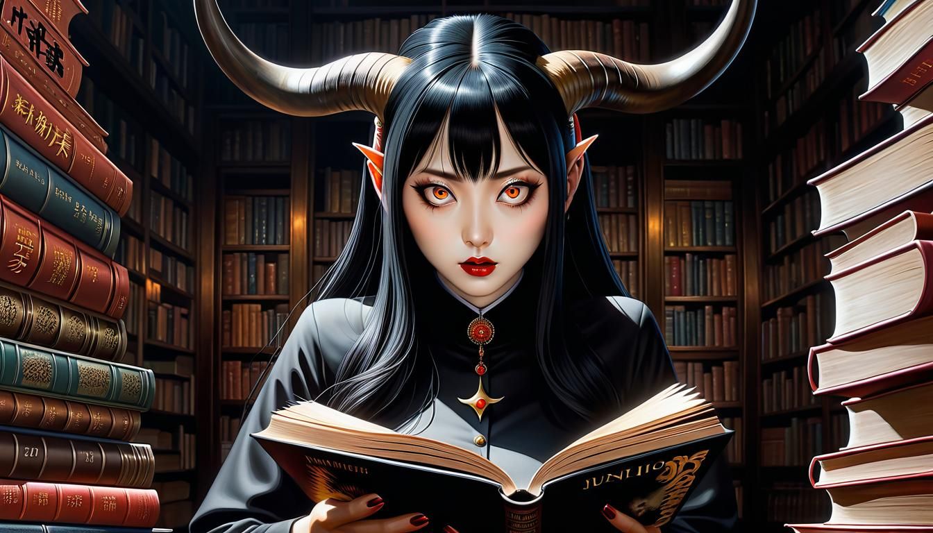 Demon Girl - AI Generated Artwork - NightCafe Creator