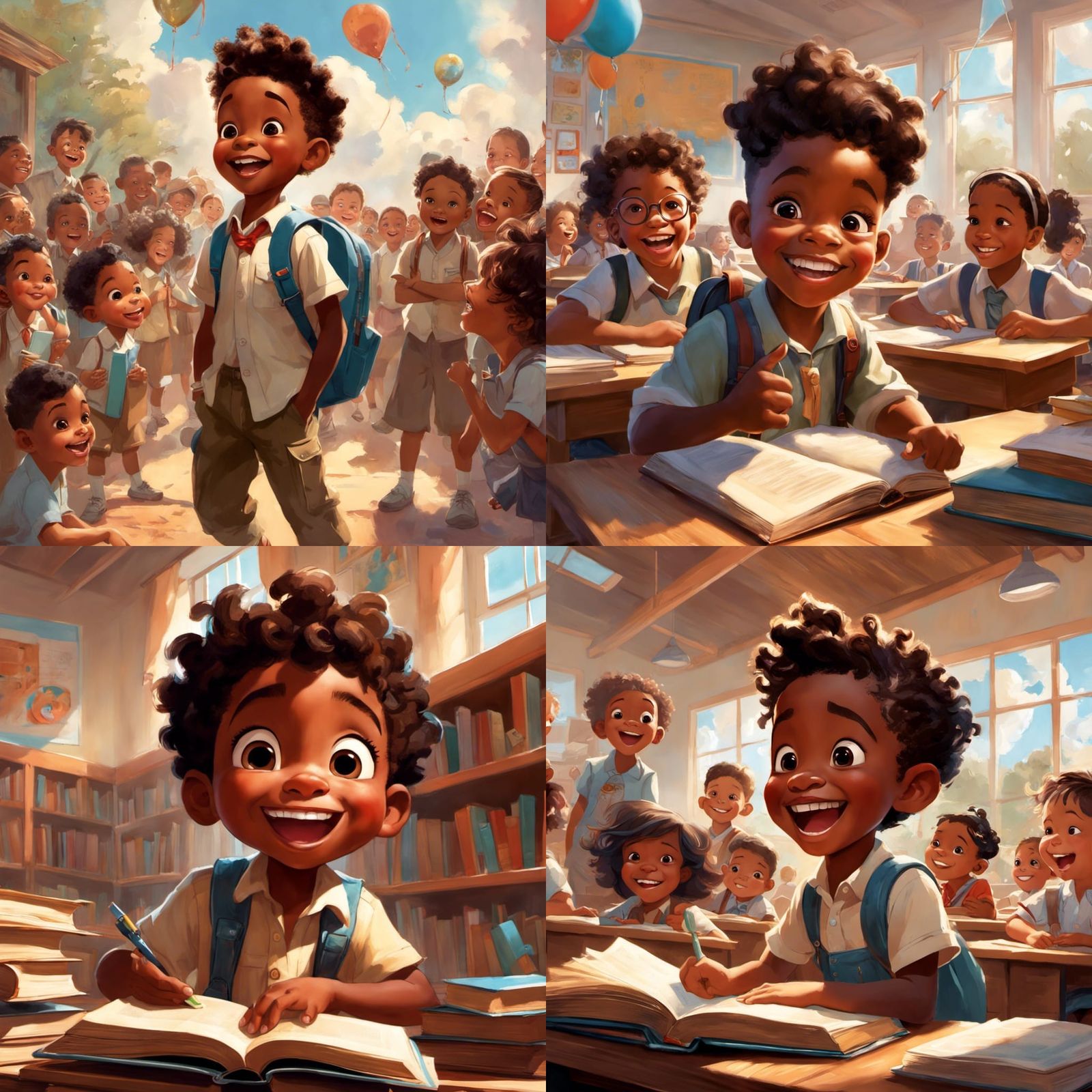 First Day Fun #3 - AI Generated Artwork - NightCafe Creator