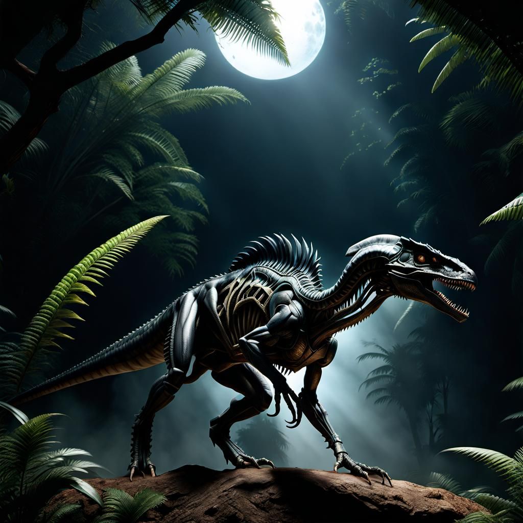 Xenoraptor - AI Generated Artwork - NightCafe Creator