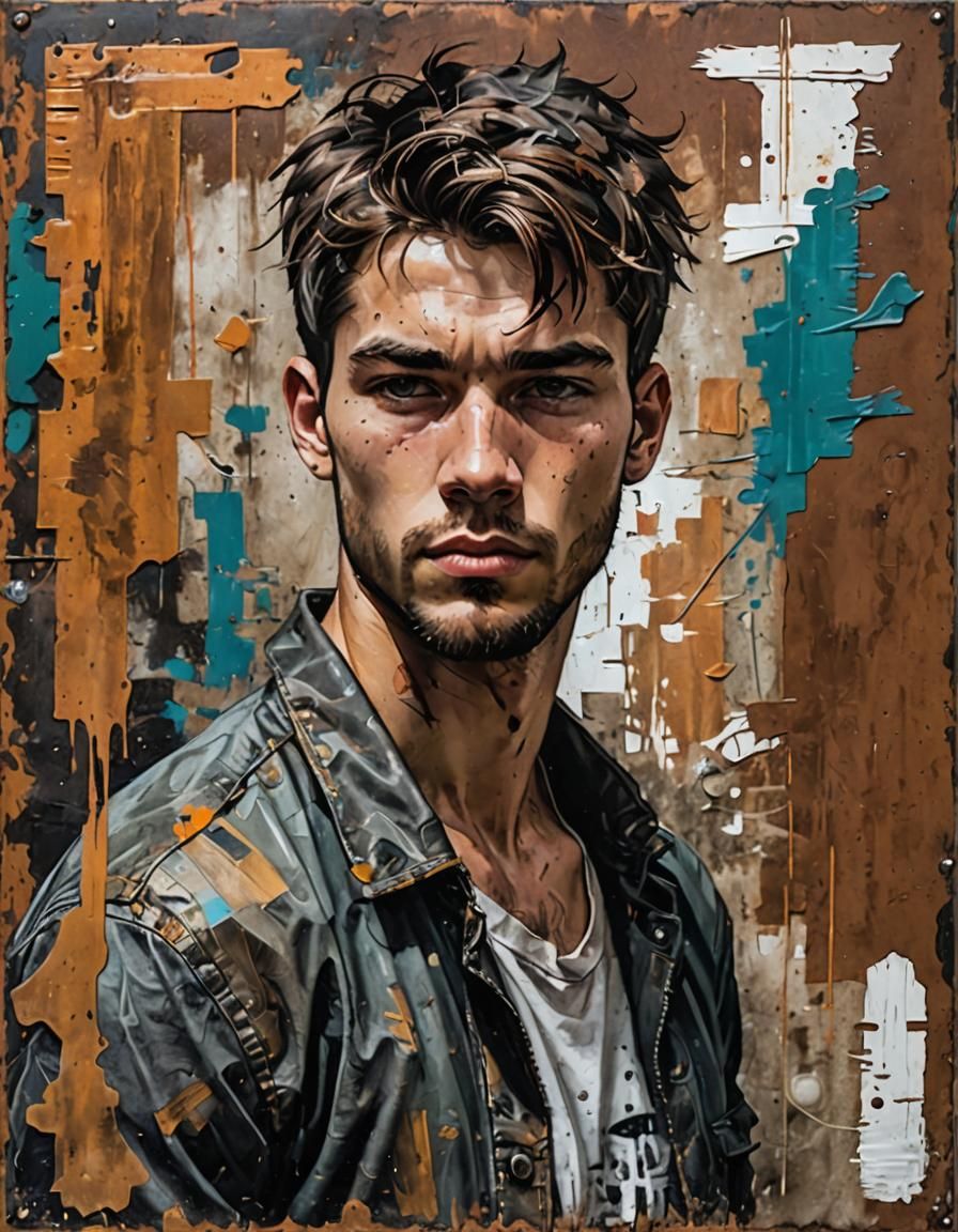 Collage Boy - AI Generated Artwork - NightCafe Creator