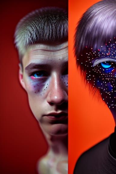 The dark side of man - AI Generated Artwork - NightCafe Creator