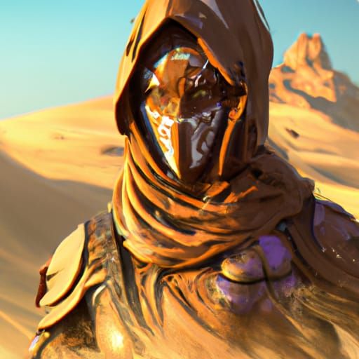 Skinwalker pack emerging from the desert sand portrait, 8k resolution ...