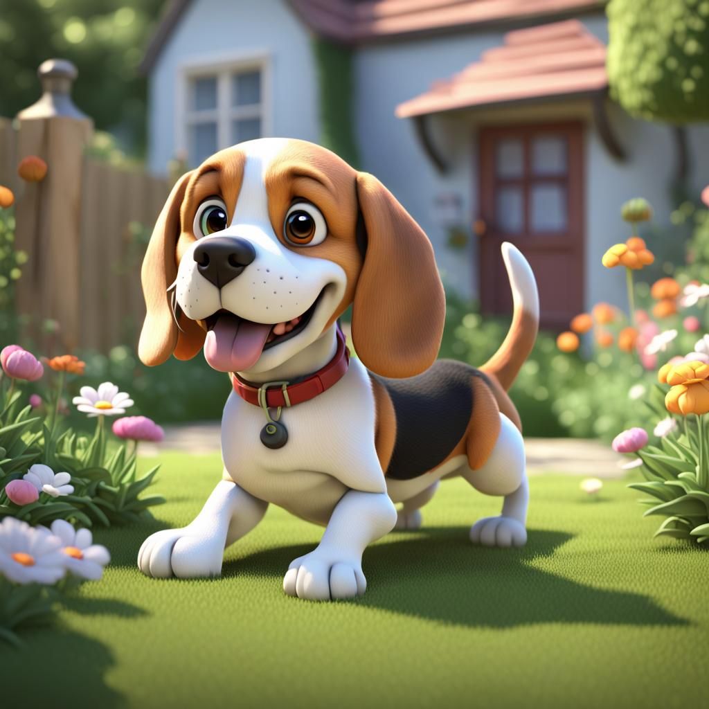Beagle - AI Generated Artwork - NightCafe Creator