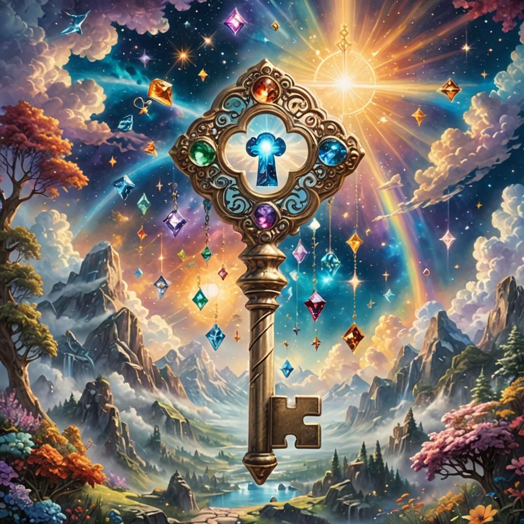 Key To A Magical Realm - AI Generated Artwork - NightCafe Creator