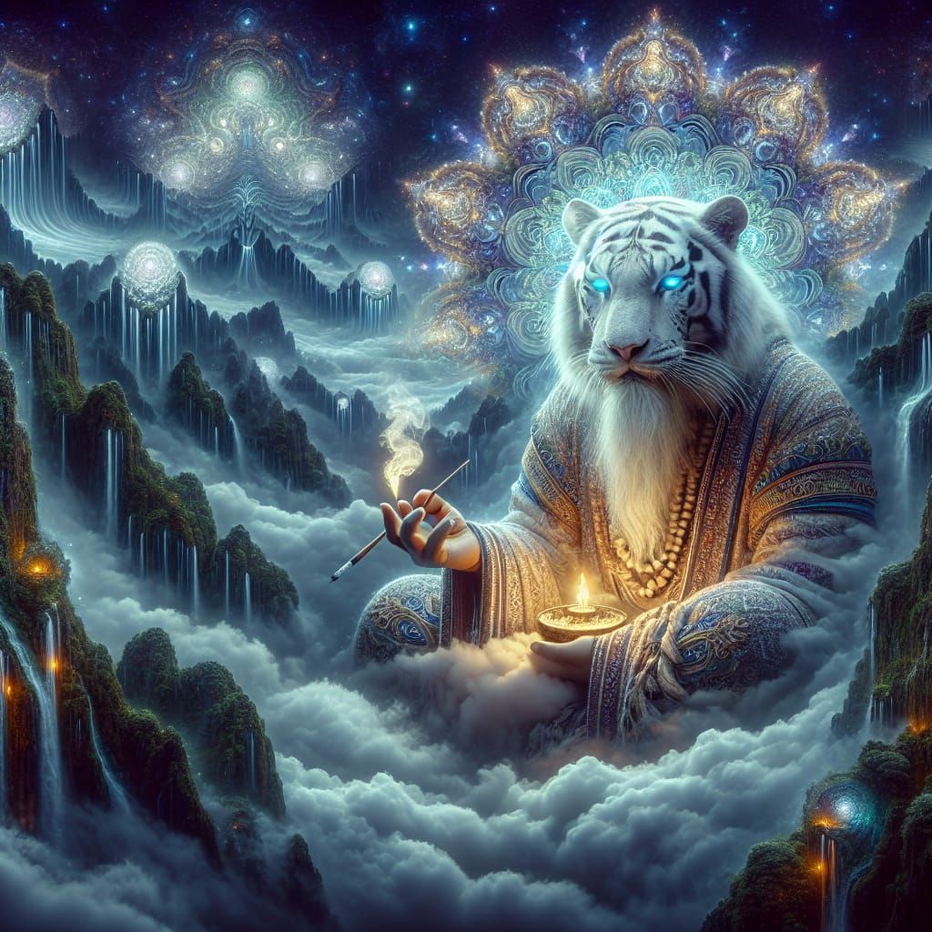 Holy tiger - AI Generated Artwork - NightCafe Creator