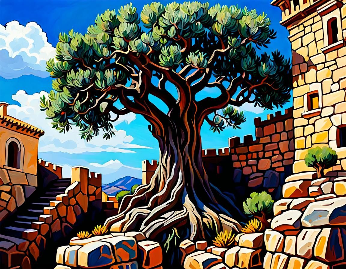Olive Tree - AI Generated Artwork - NightCafe Creator