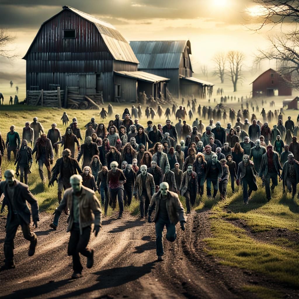 Zombie Apokalypse - AI Generated Artwork - NightCafe Creator