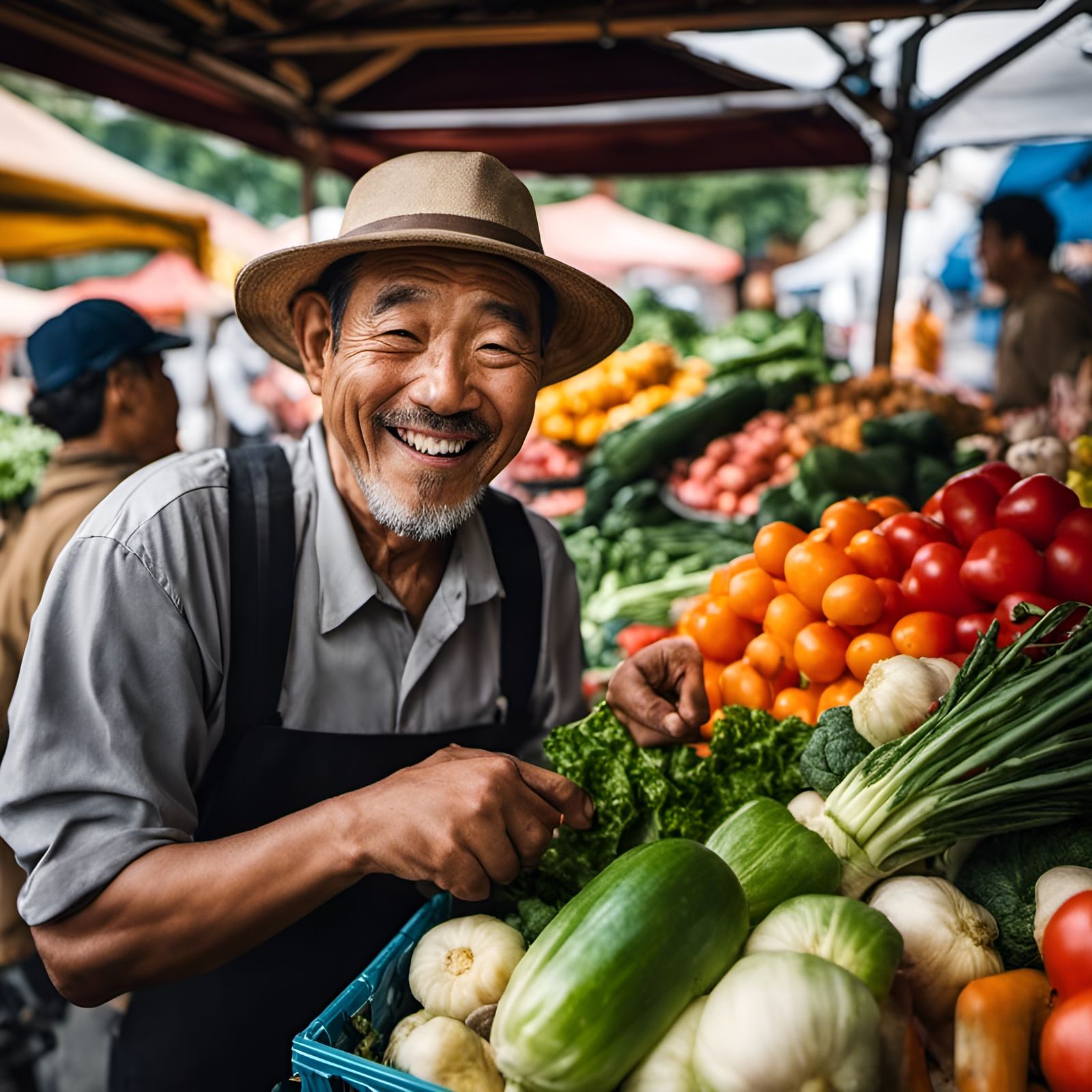 A Day at the Market - AI Generated Artwork - NightCafe Creator