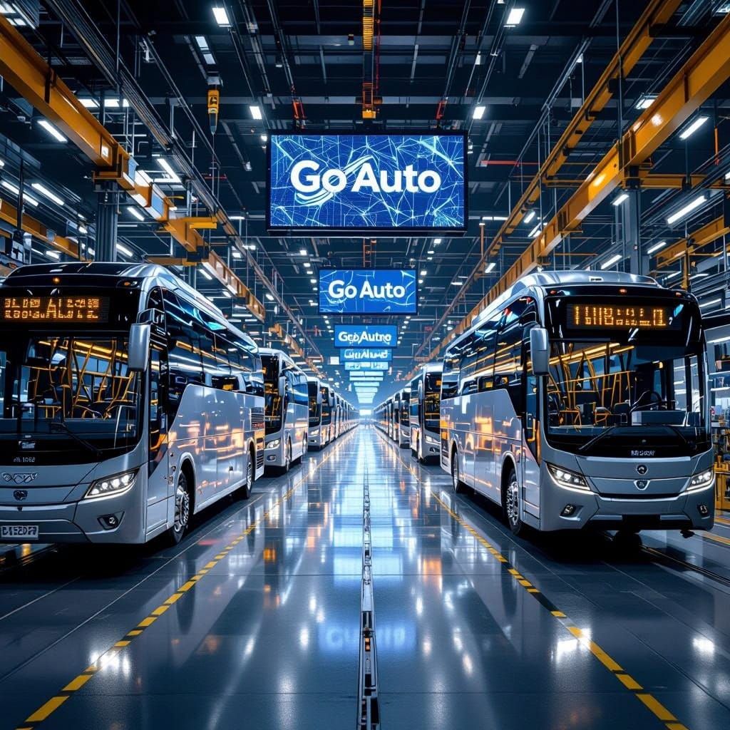 Modern Bus Manufacturing Facility in Malaysia with... - AI Art