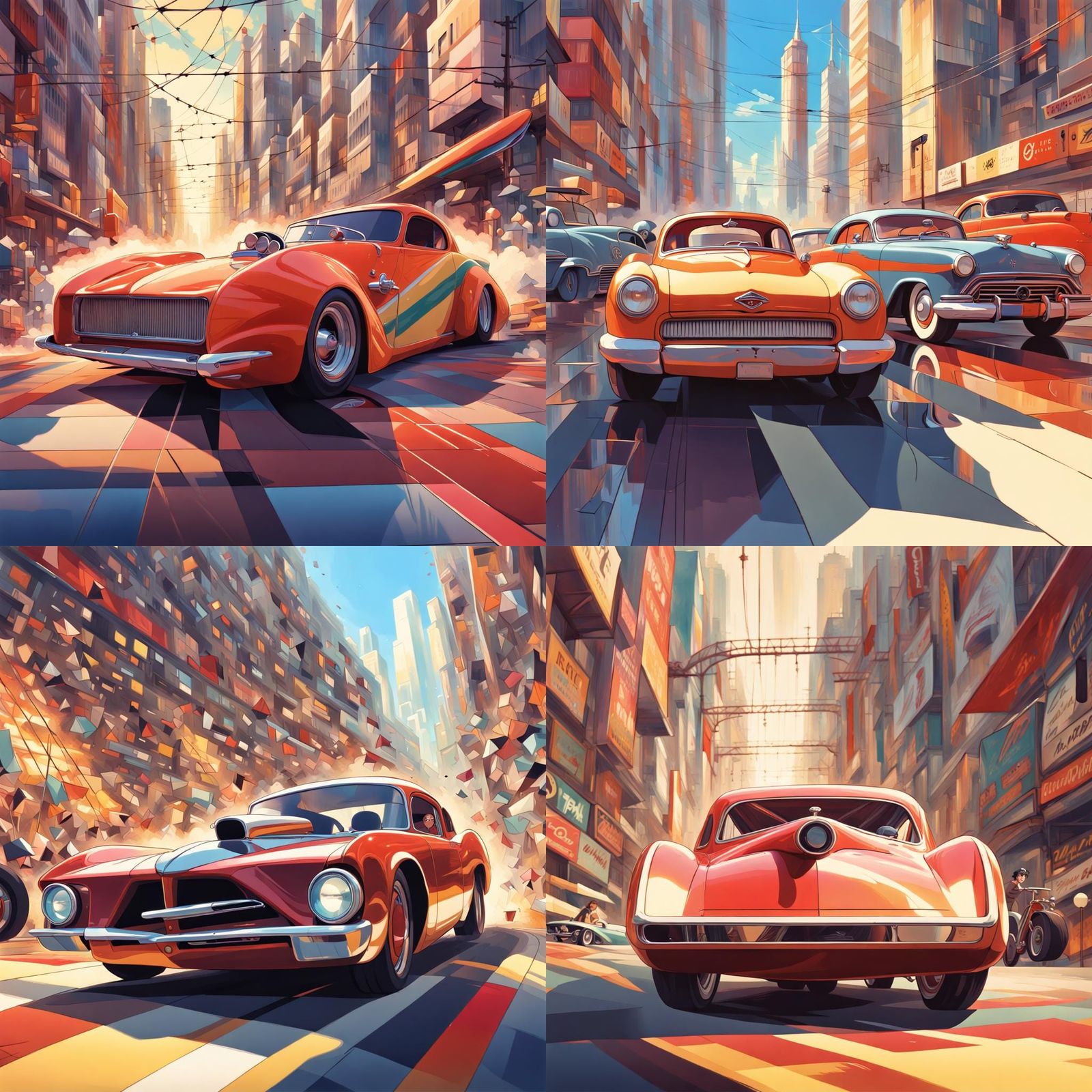 Drag Racing - AI Generated Artwork - NightCafe Creator